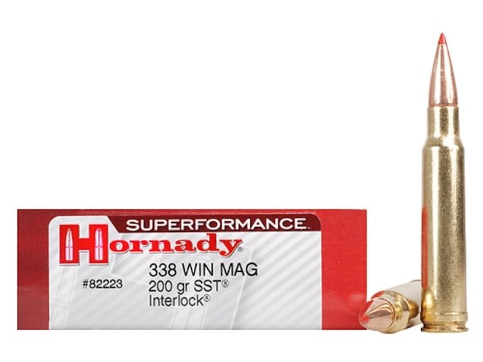 Hornady Superformance SST Ammunition 338 Winchester Magnum 200 Grain ...